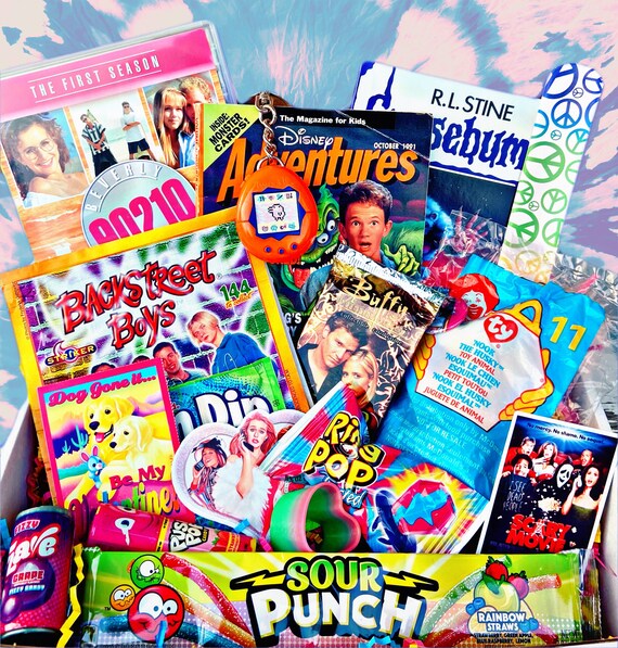 90s Mystery Box Nostalgic Gift Birthday Boxes Mystery Box - Etsy