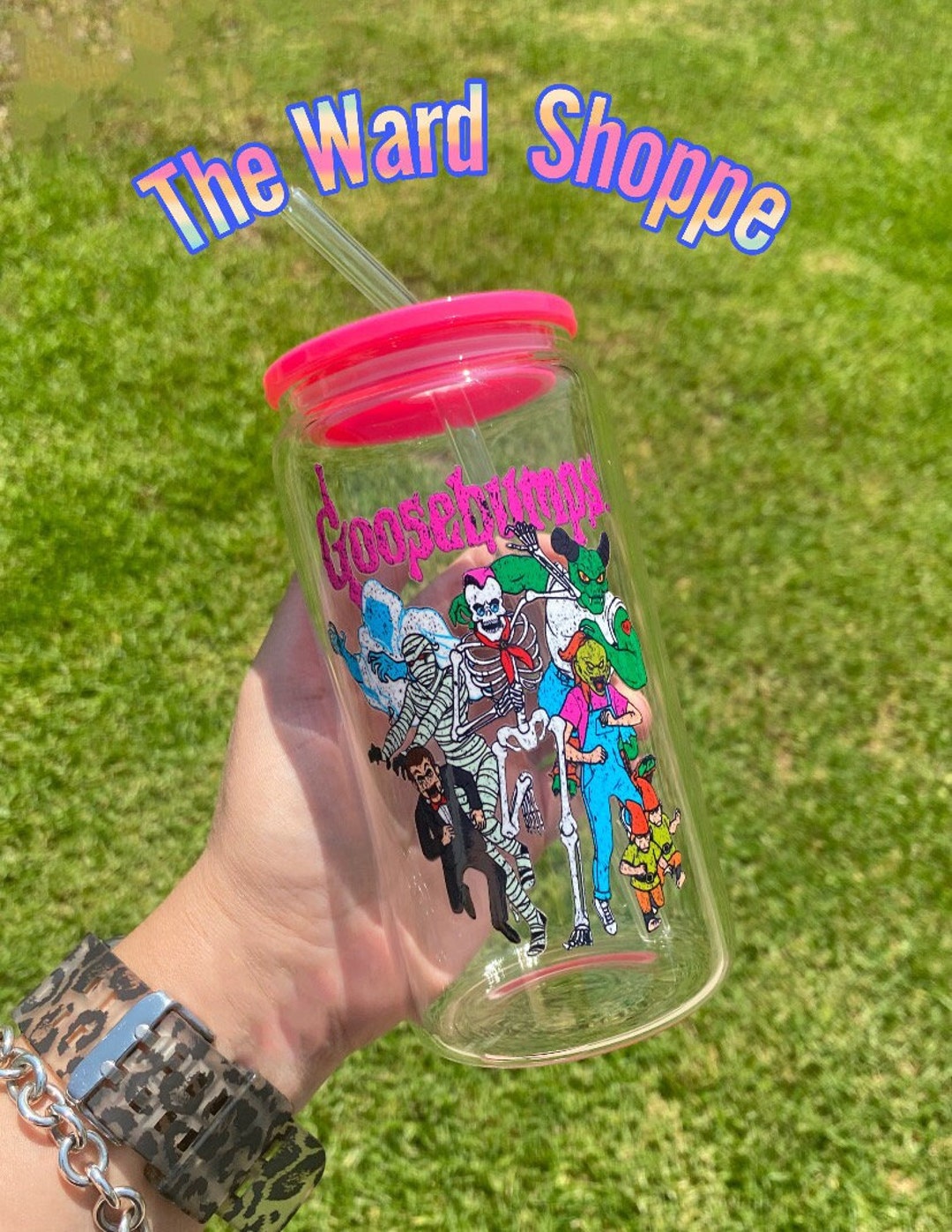 Goosebumps 16 Oz Glass Cup, Ready to Ship, Libby Cup, 90s Cup, 90s Iced ...