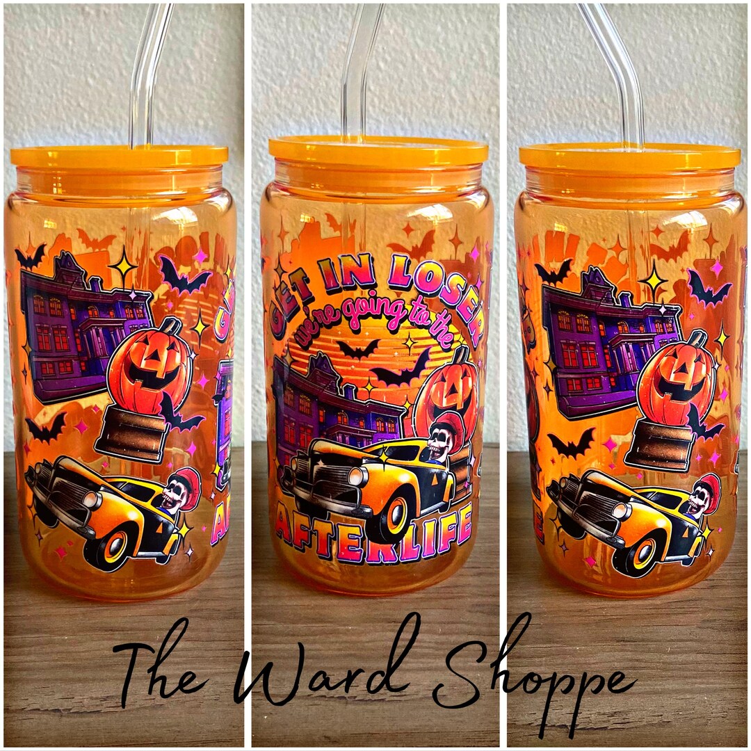 Going to the Afterlife, 16oz Glass Can, Ready to Ship, Libby Cup, 90s ...
