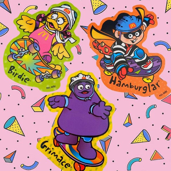 Mcdonalds Stickers - Etsy