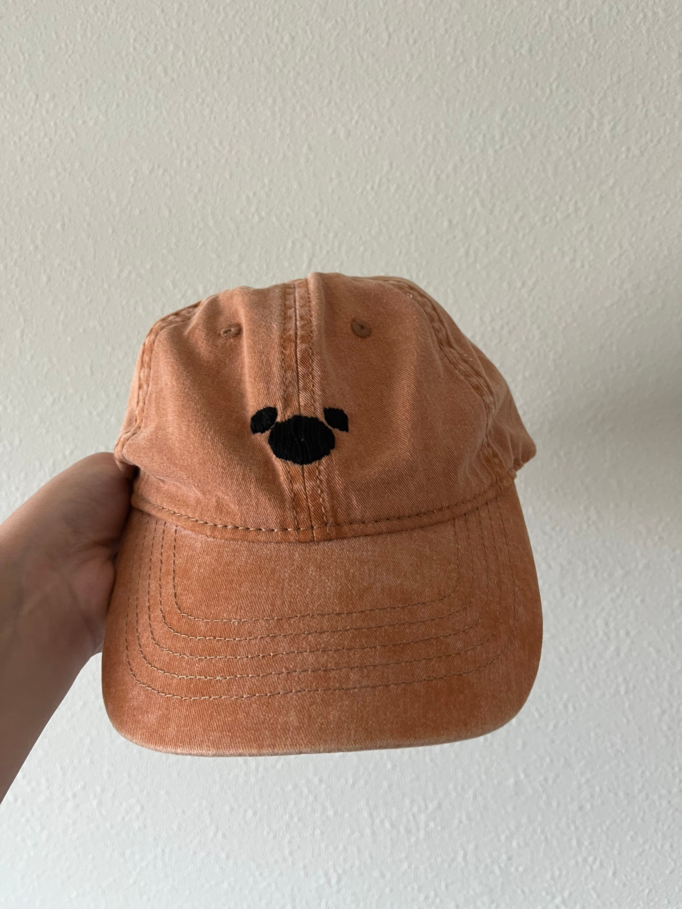 Mickey Mouse Burnt Orange Baseball Hat - Etsy