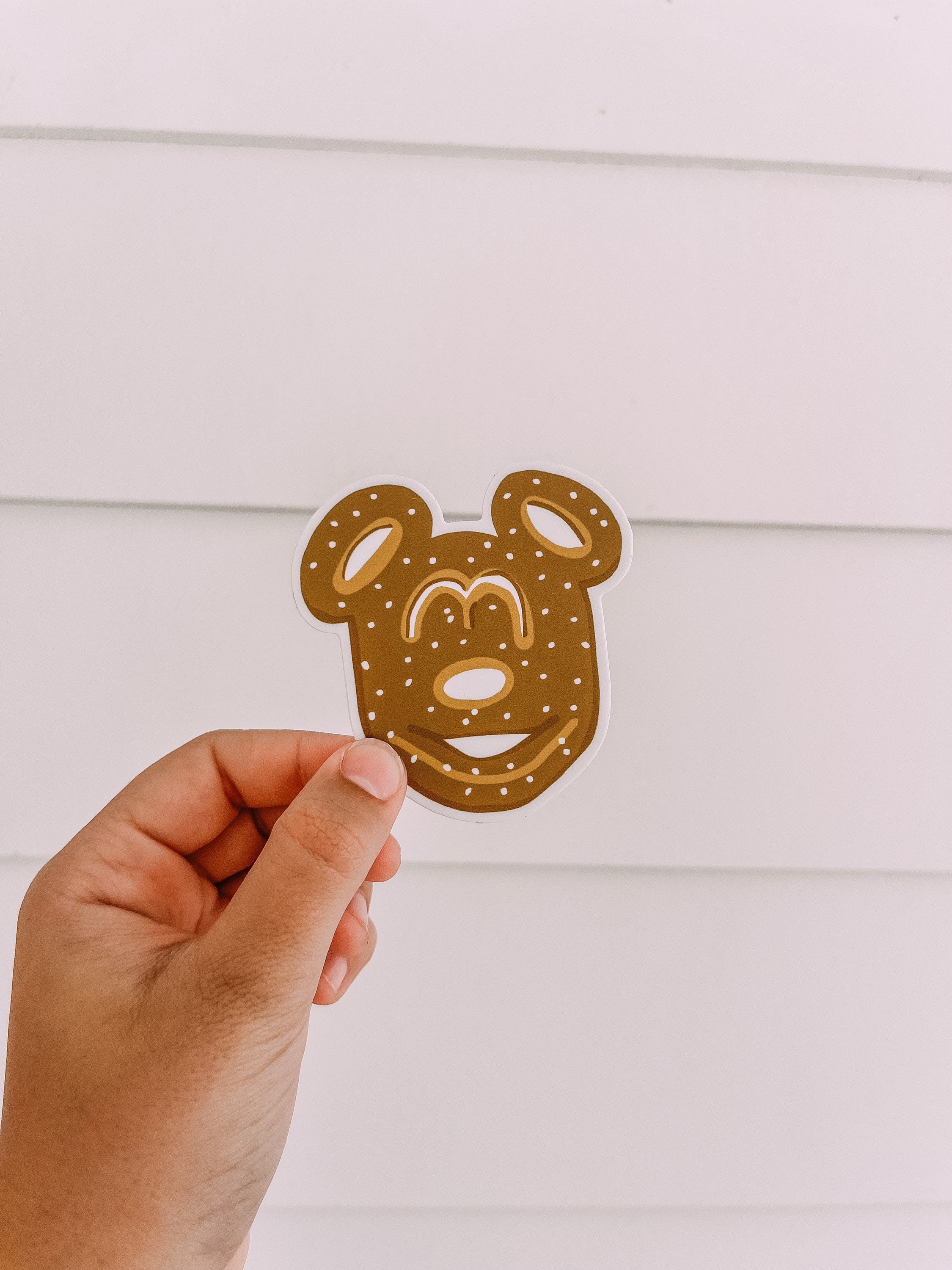 Mickey Pretzel Sticker disney Vinyl Waterproof - Etsy