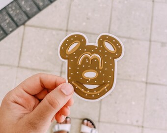 Mickey Pretzel Sticker - Etsy