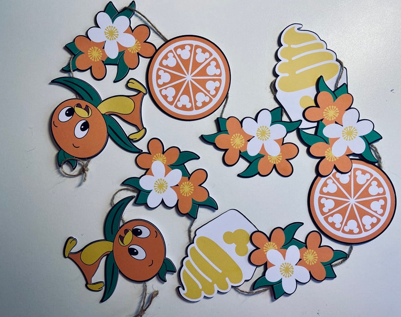 Disney Inspired Epcot Orange Bird Banner - Etsy