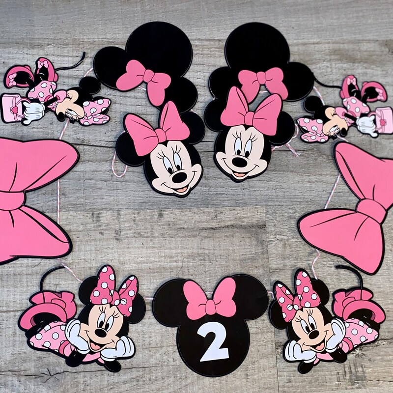 Minnie Mouse Banner - Etsy