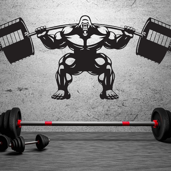 Gym Wall Decal - Etsy