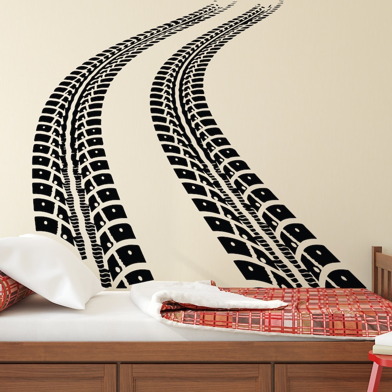 Tire Tracks Stickers - Etsy
