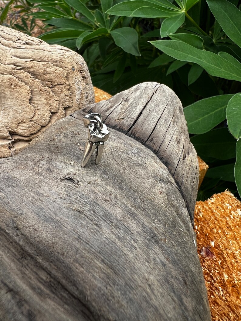 Mexican Sterling Silver Human Tooth Pendant Large - Etsy