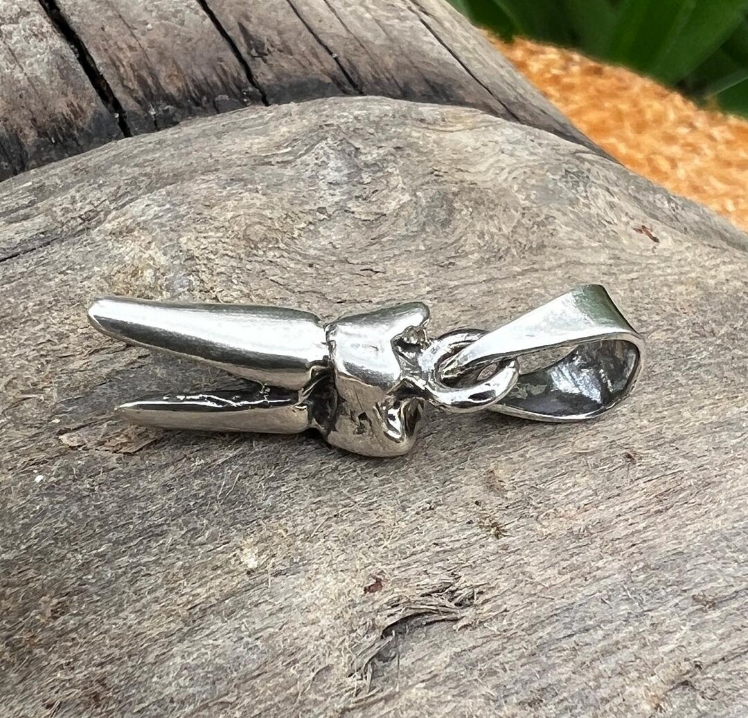 Mexican Sterling Silver Human Tooth Pendant Large - Etsy