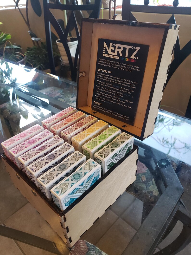 Laser-cut File ONLY Nertz or Multi Card Deck Carrying Box - Etsy