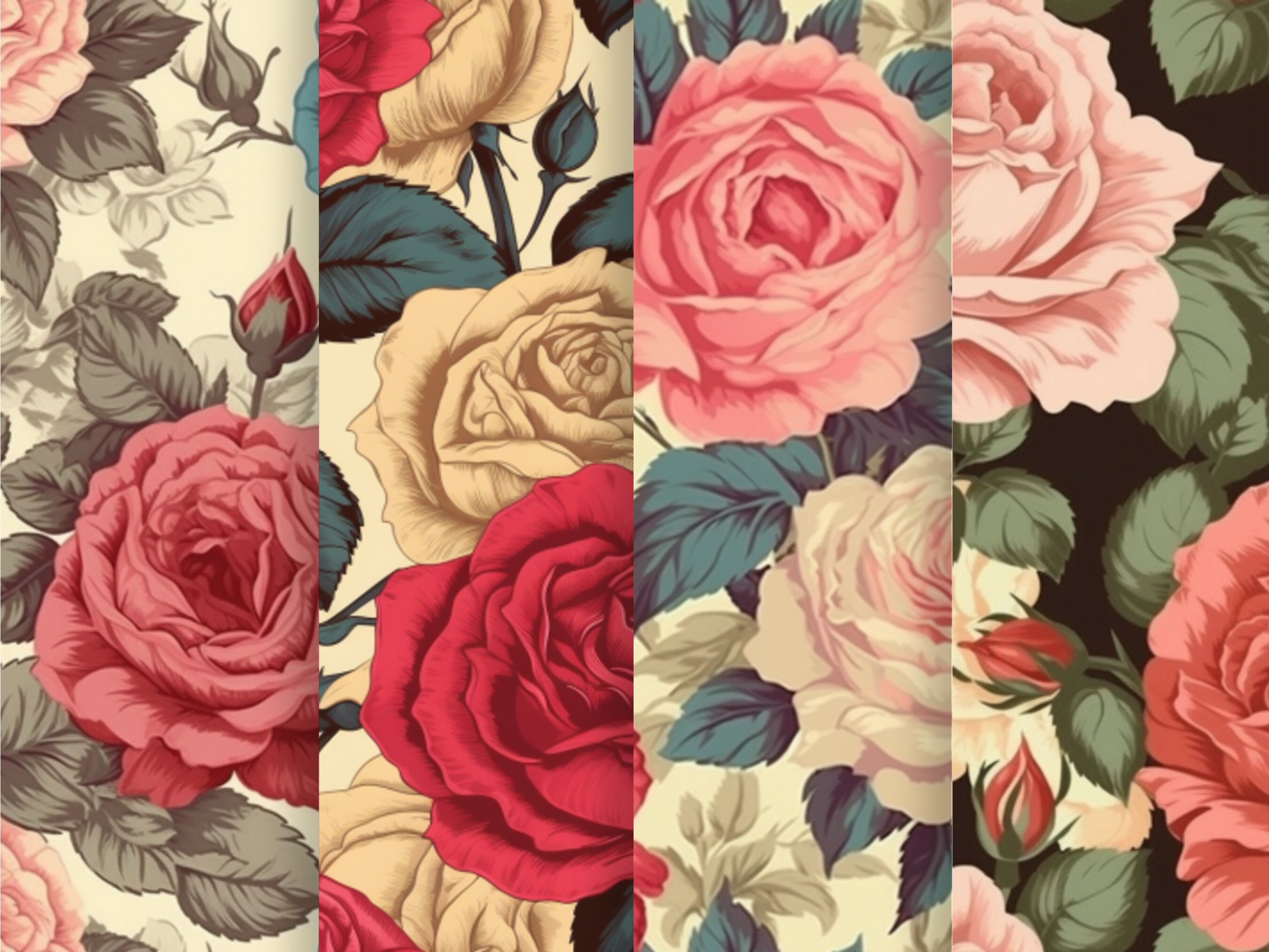 Cabbage Rose, Cabbage Roses, Rose Clipart, Roses Clipart, Floral ...