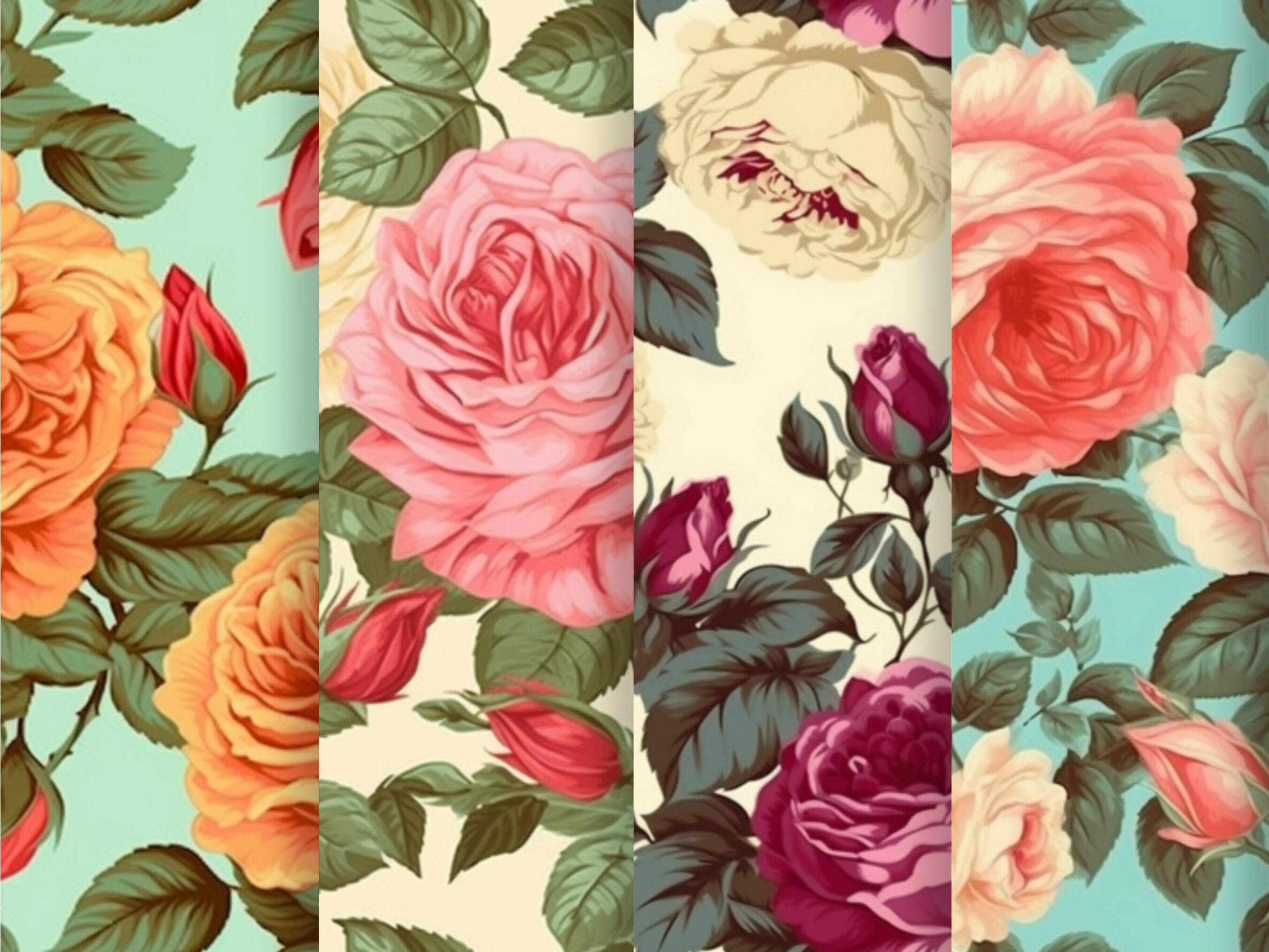 Cabbage Rose, Cabbage Roses, Rose Clipart, Roses Clipart, Floral ...