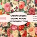 Cabbage Rose, Cabbage Roses, Rose Clipart, Roses Clipart, Floral ...