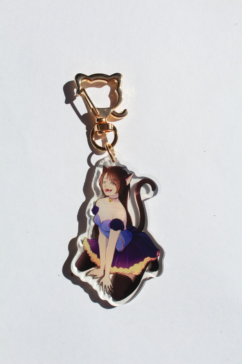 Cute Acrylic Keychains wholesome Girlfriend ASMR orc - Etsy