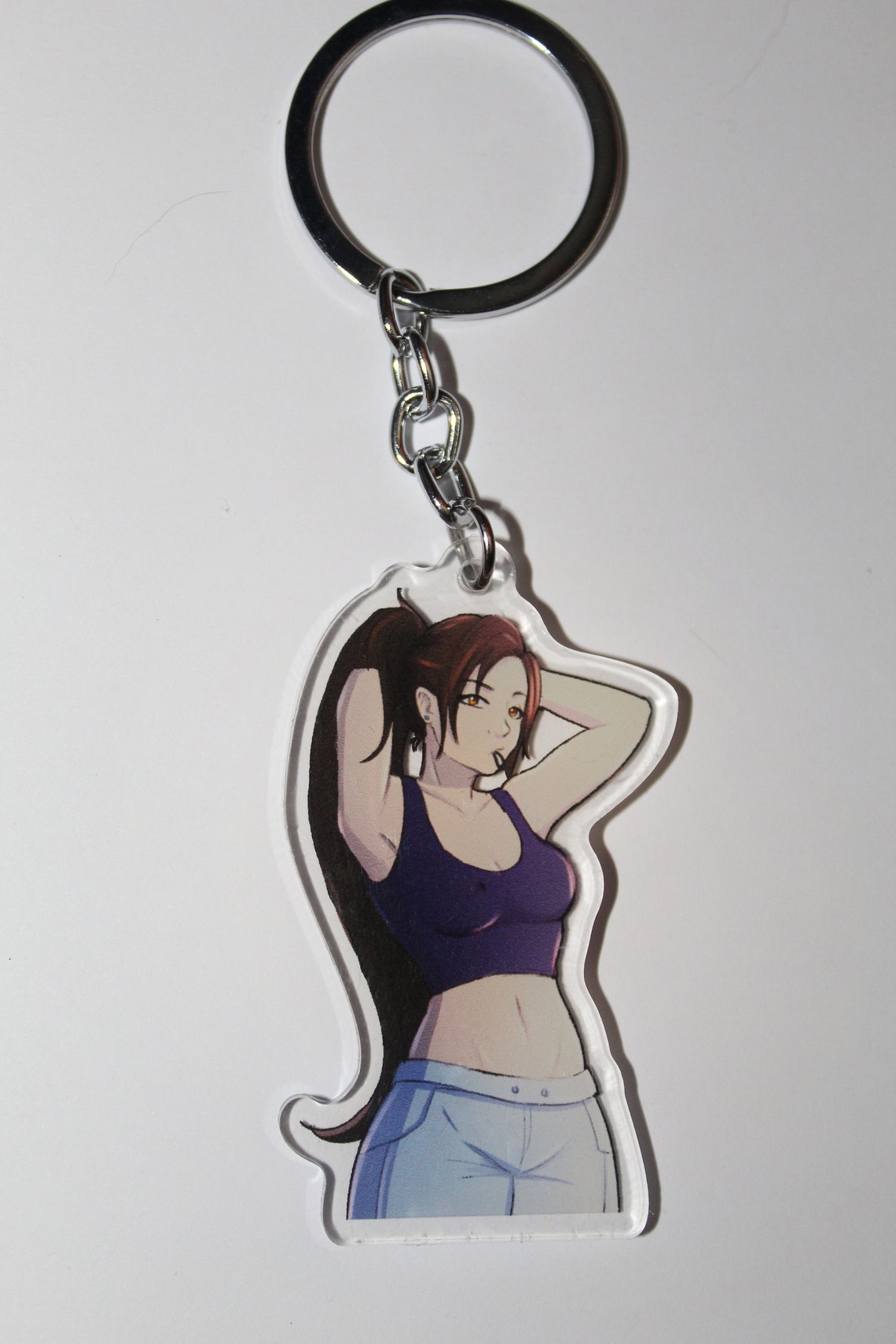 Cute Acrylic Keychains wholesome Girlfriend ASMR orc - Etsy