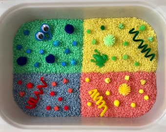 Color Sensory Bin - Etsy
