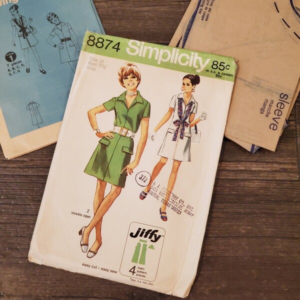 Simplicity Pattern 8874 - Etsy