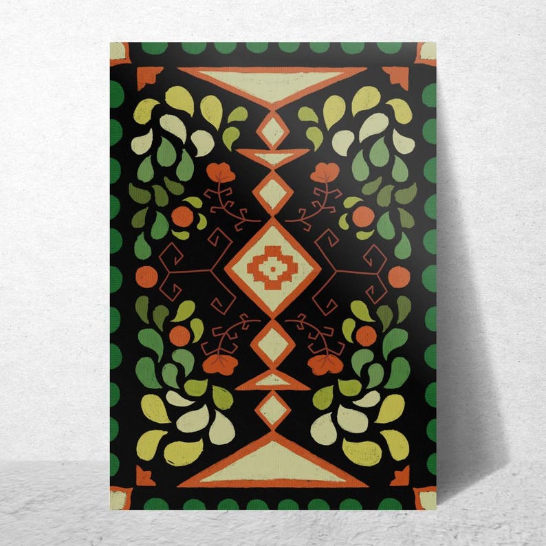 Gothic Folklore A5 Art Print || Mythology || Embroidery || Bulgarian ...