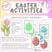 PRINTABLE EASTER ACTIVITIES for Kids | Easter Egg Memory Cards | Easter ...