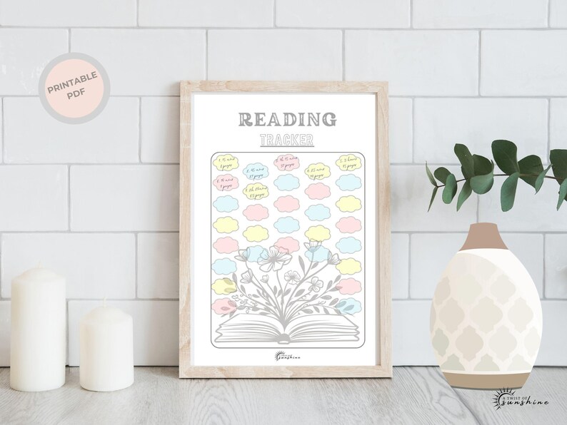 PRINTABLE TRACKER BUNDLE | Reading Tracker | Physical Activity Tracker ...