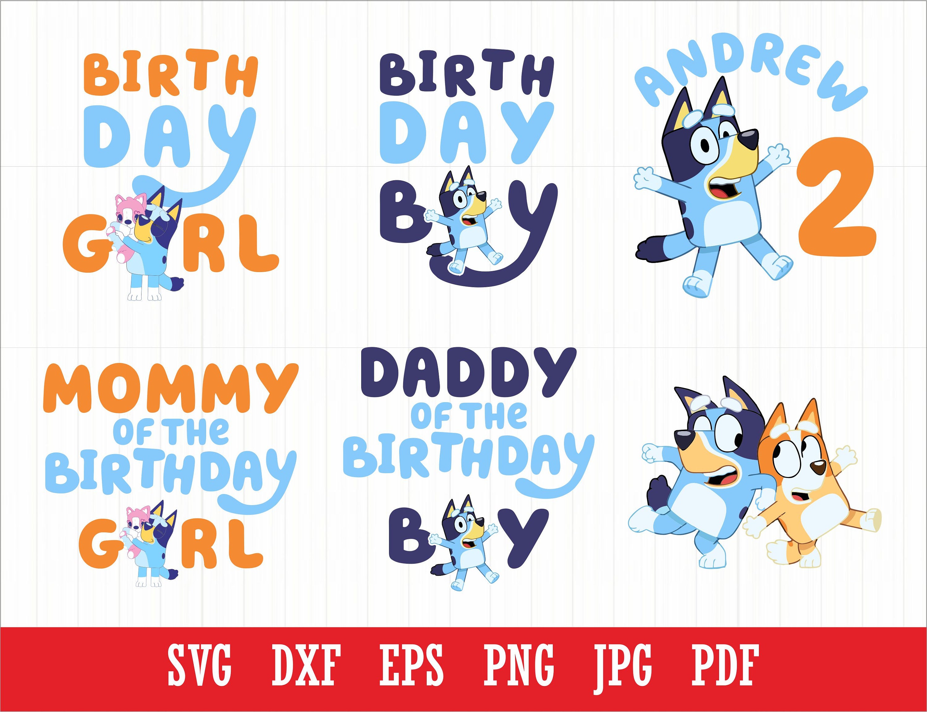 Printable Bluey Font