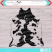 Cow Print Png Cow Hide Svg Cow Skin Rug Png Svg/png/dxf - Etsy
