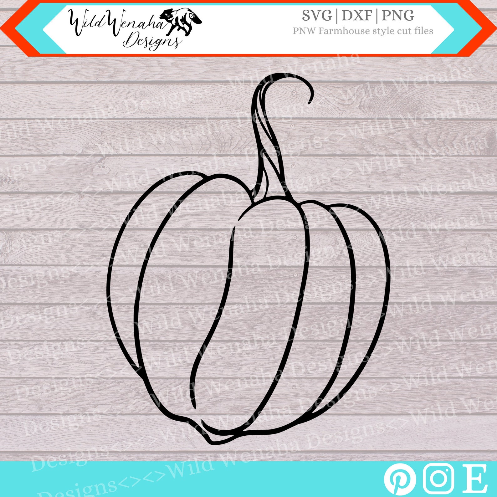 Acorn Squash Vector SVG Cut File, Autumn Design, Instant Dowload ...