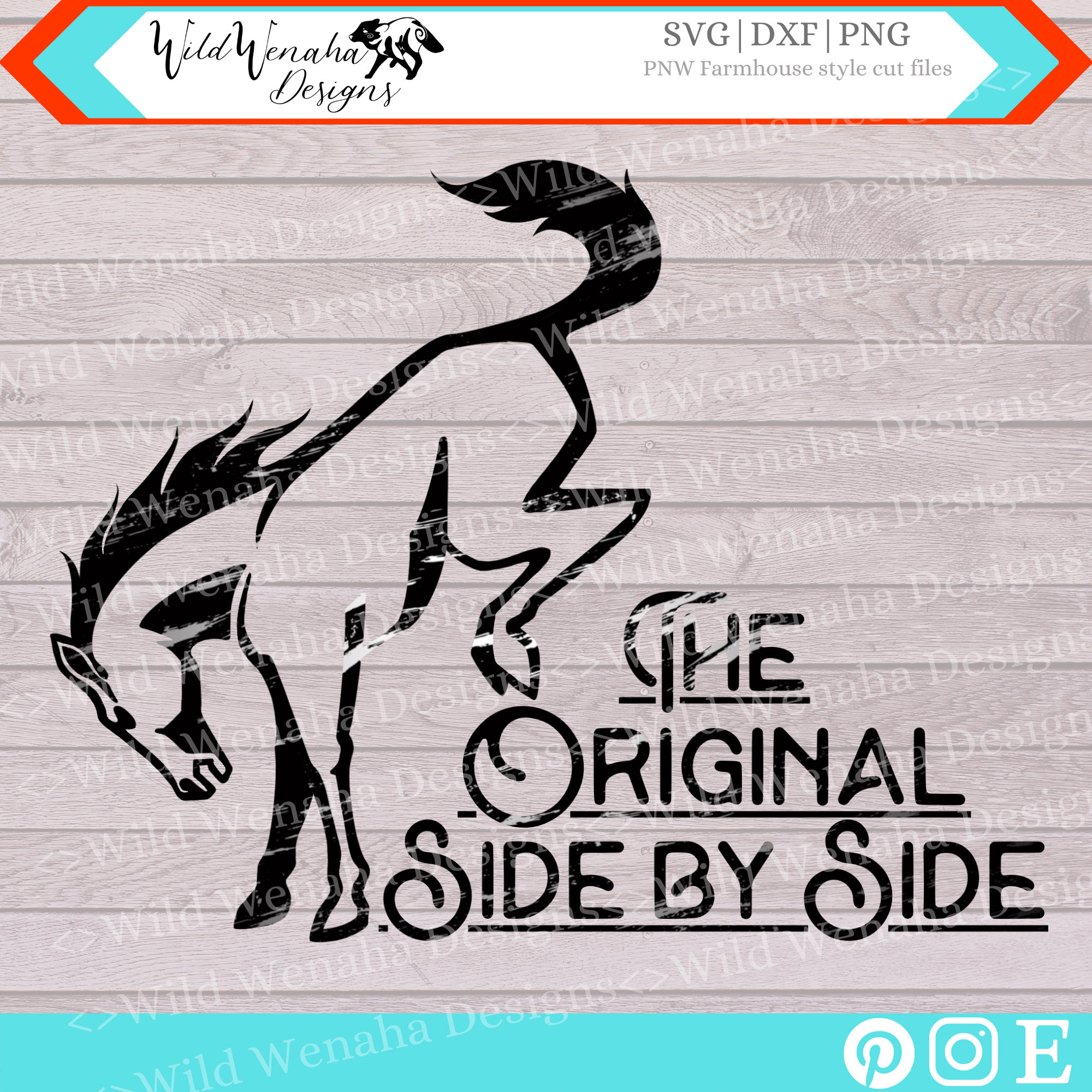 The Original Side by Side Ford Bronco Logo Design, Svg, Png, Dxf ...