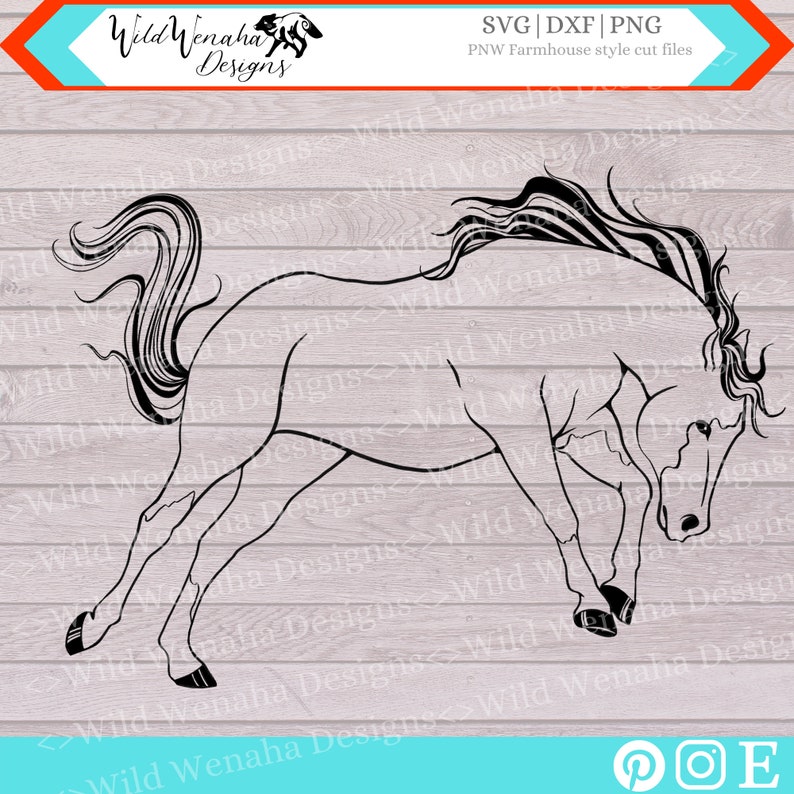 Cheval Svg Poney Png Bucking Horse Svg Wild Horse - Etsy Canada