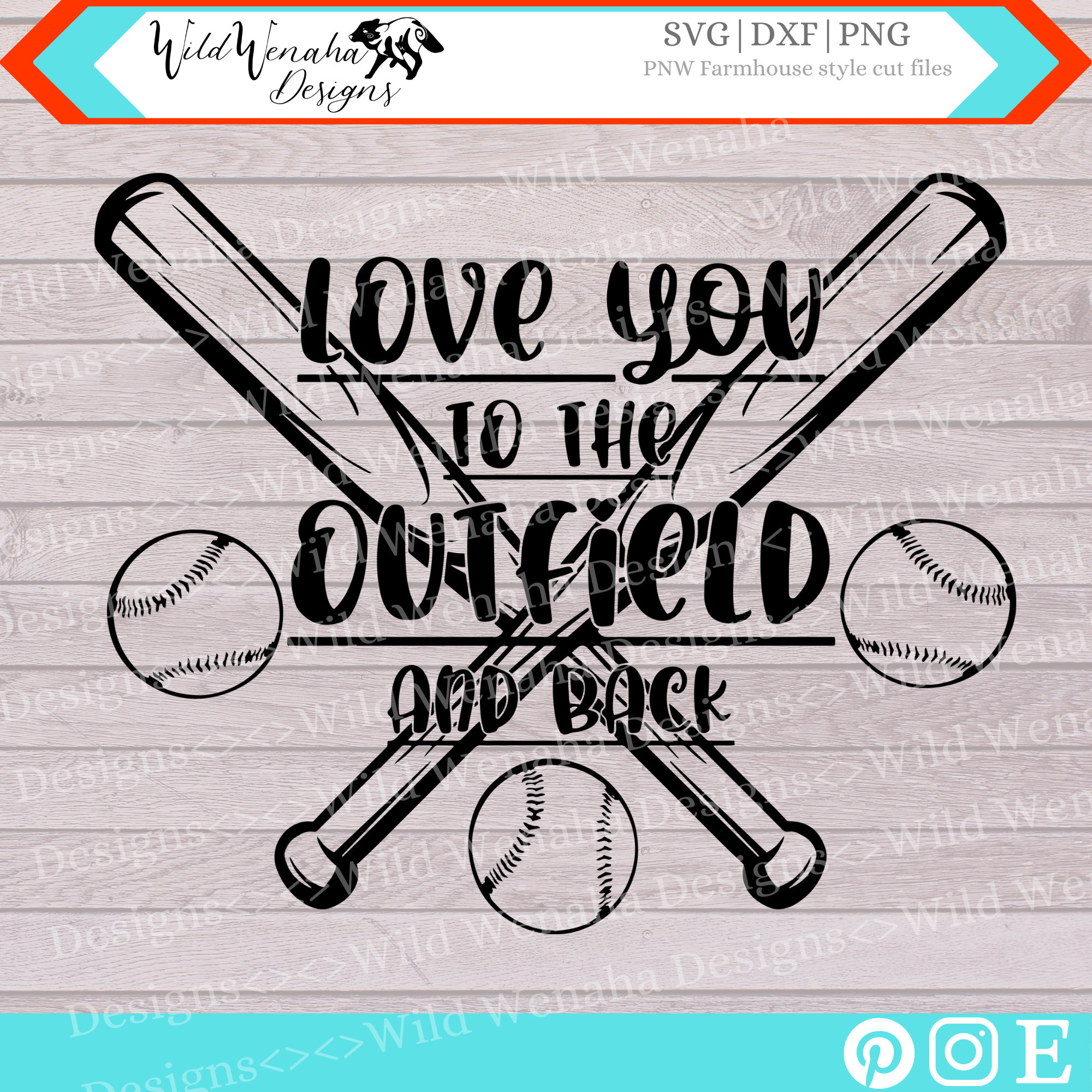 Baseball Png, Dxf, Svg, Vector Design - Baseball Quote - Love You to ...