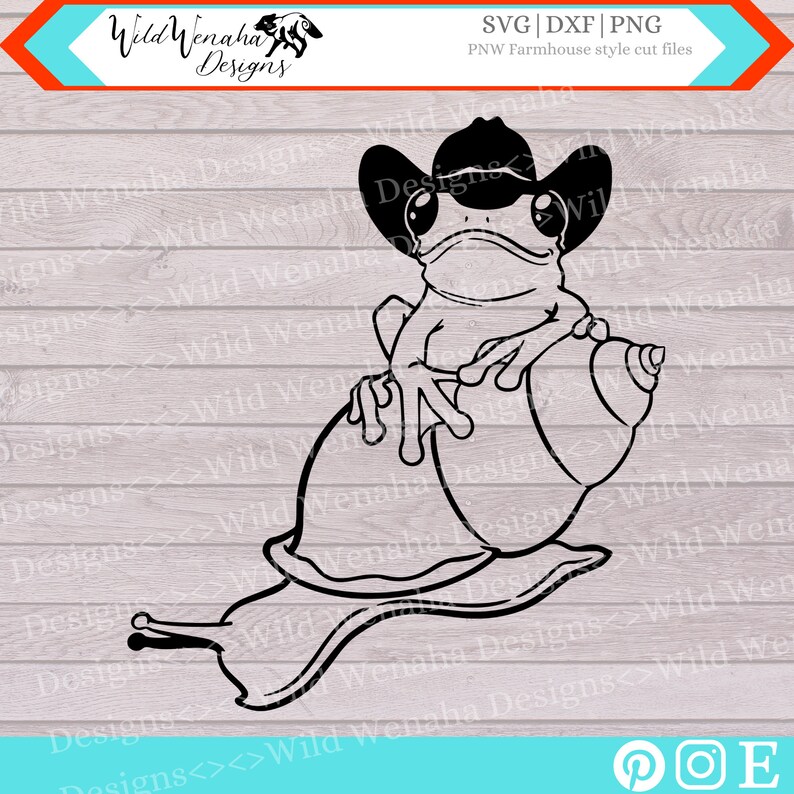Cowboy Frog SVG, Western Frog SVG, Frog and Snail PNG, Snail Svg, Cut ...