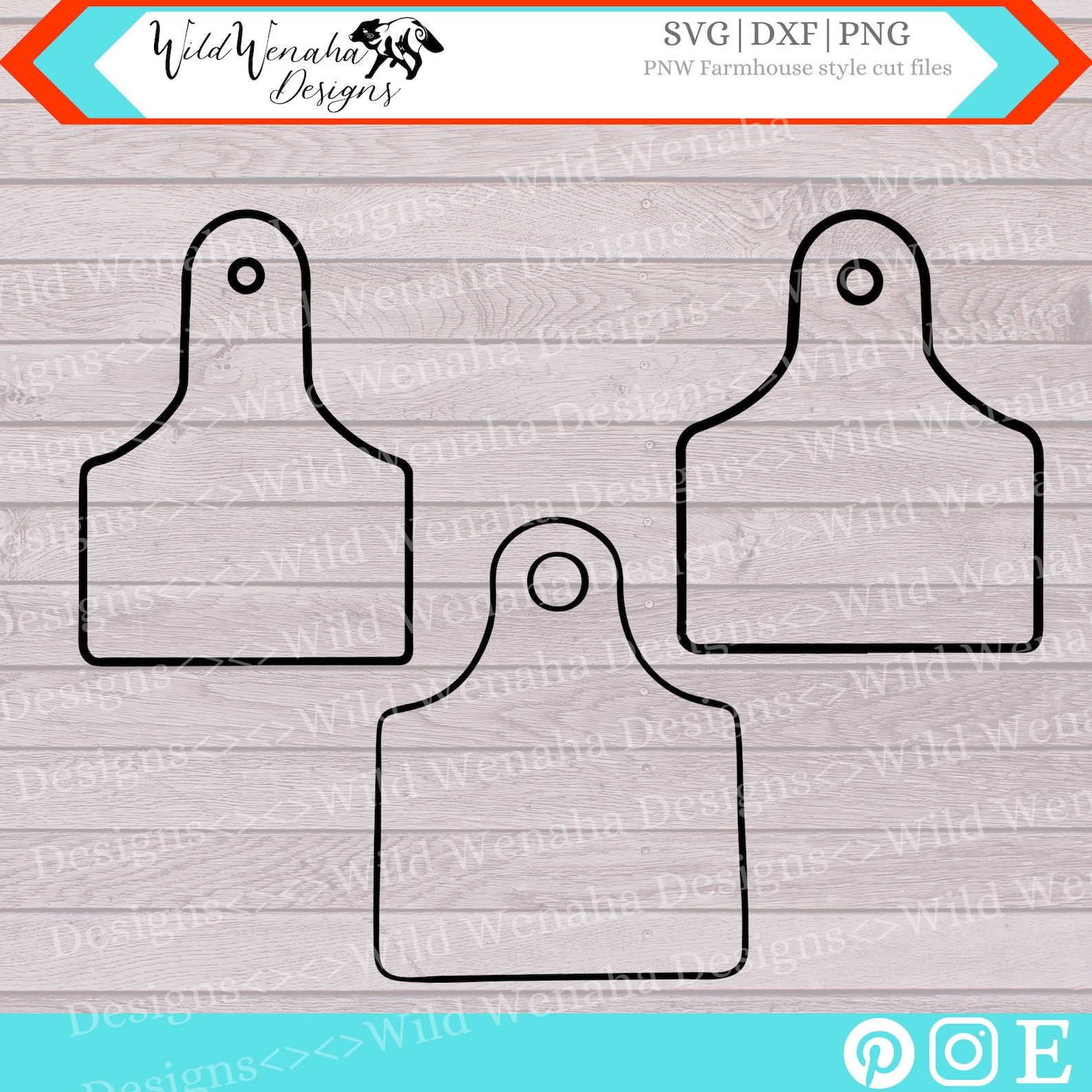 Cow Ear Tag Svg - Cow Ear Tag Png - Cattle Livestock Ear Tag Svg/png ...