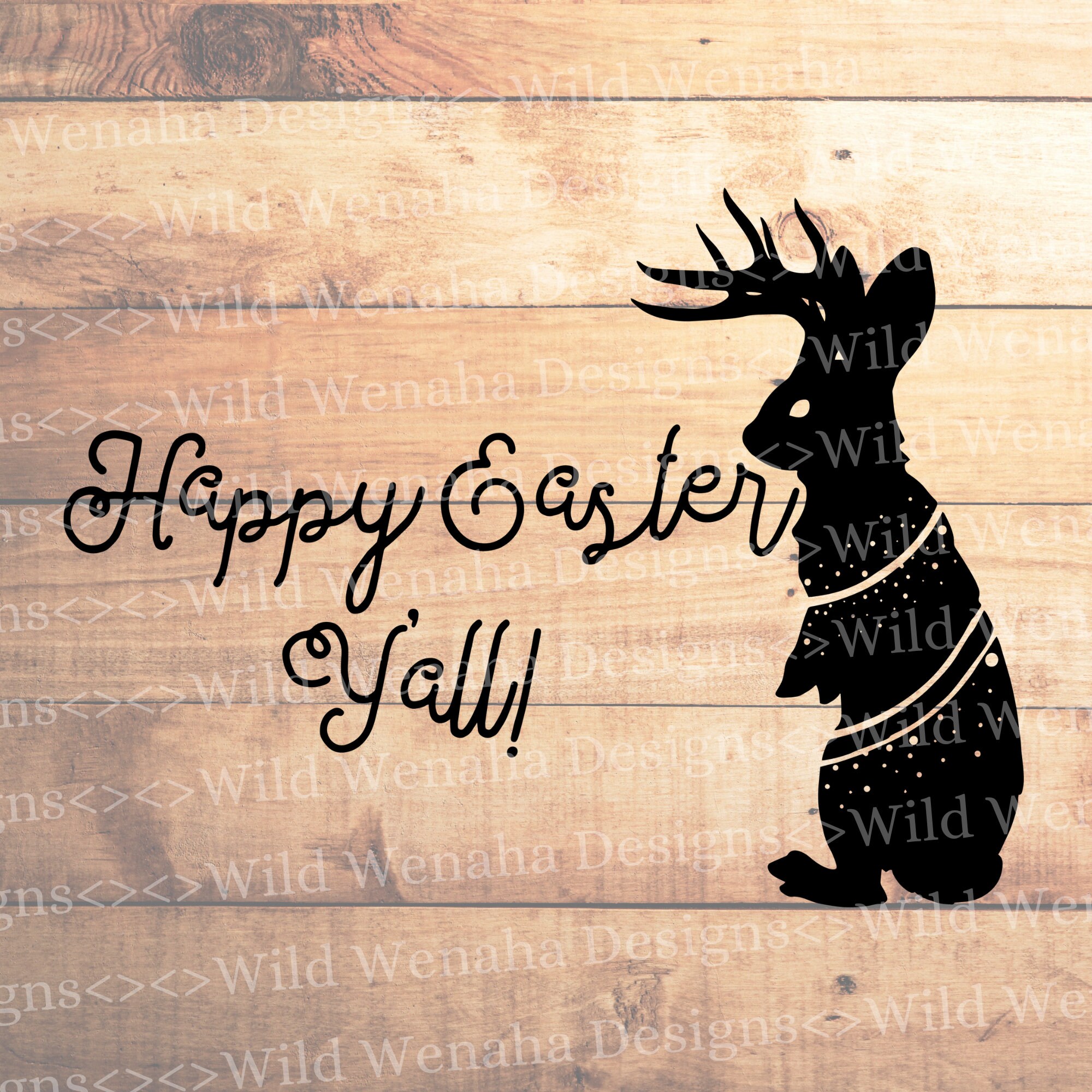 Easter Jack-a-lope Svg Bundle- Rabbit Svg - Jackalope Bunny Png - Dxf ...
