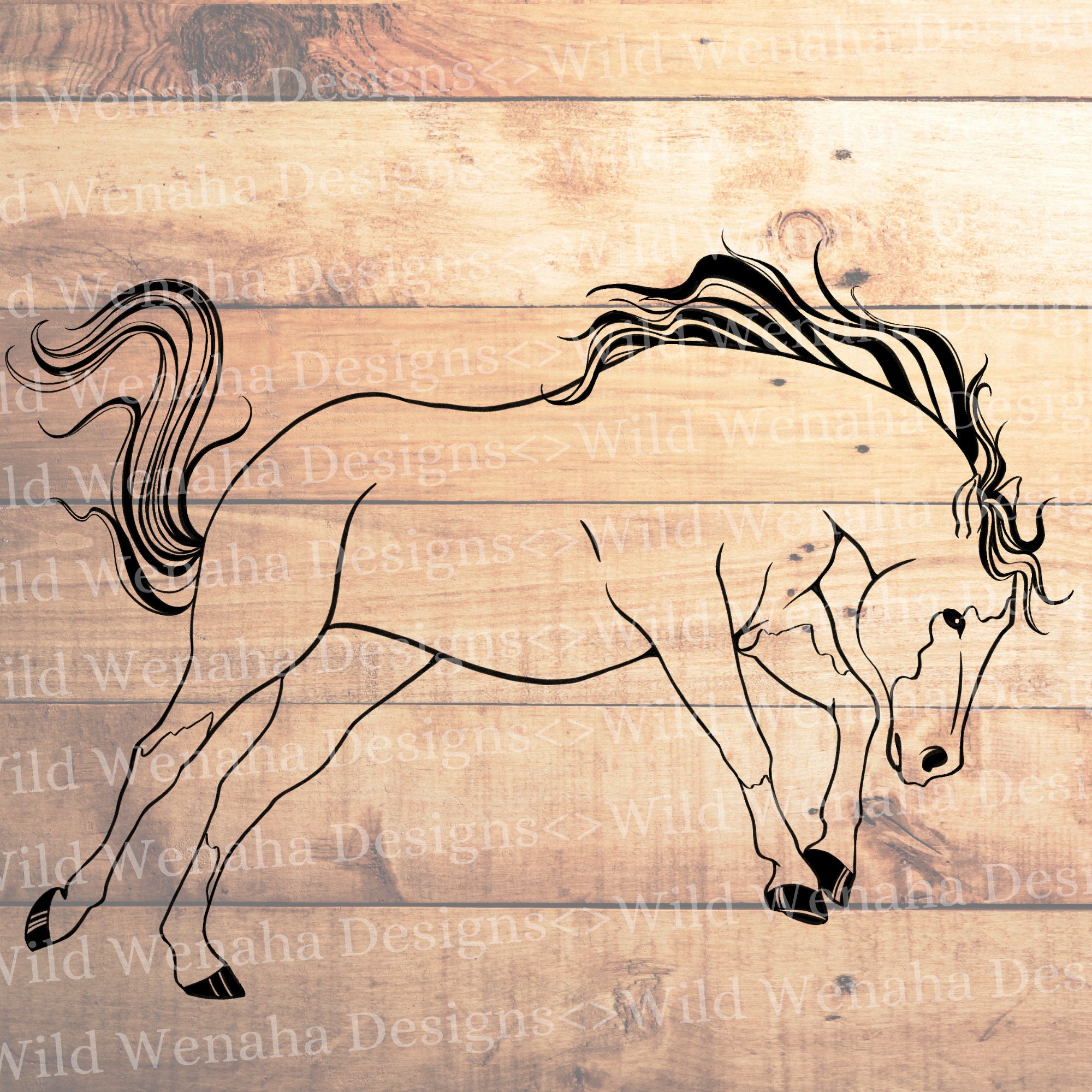 Horse Svg Pony Png Bucking Horse Svg Wild Horse Svg/png/dxf Rodeo Png ...