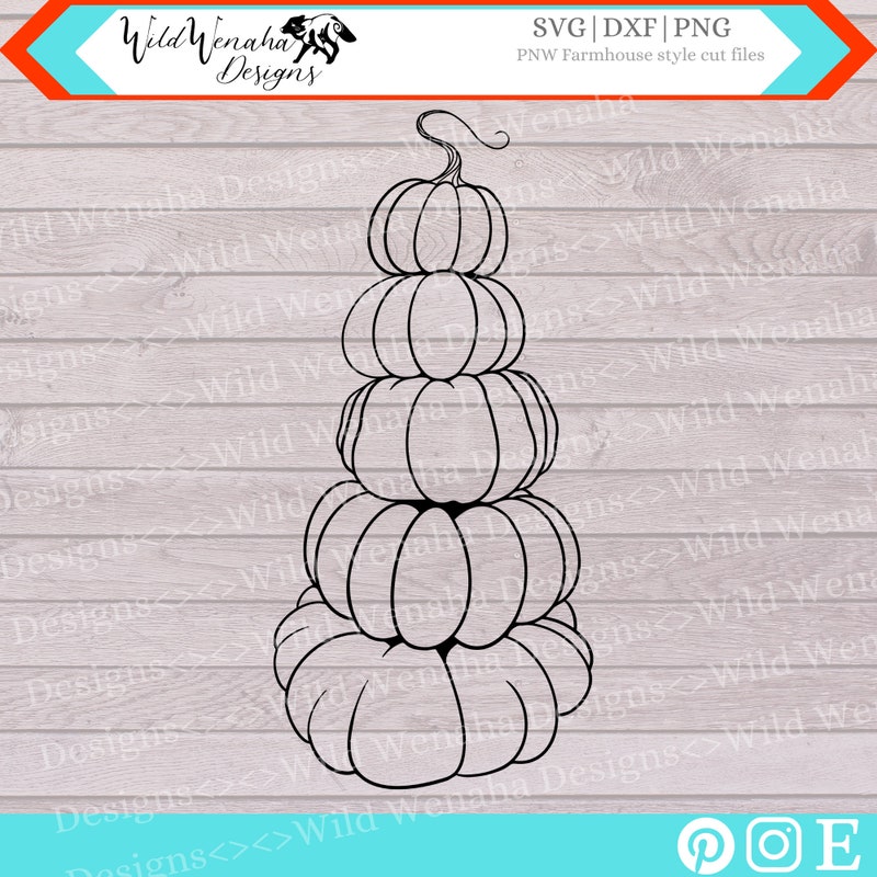 Stacked Pumpkins - Etsy