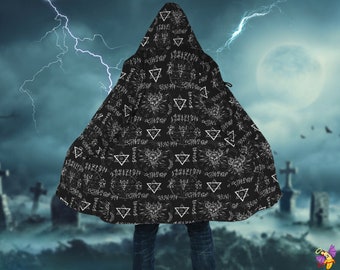 Black Gothic Cloak - Etsy