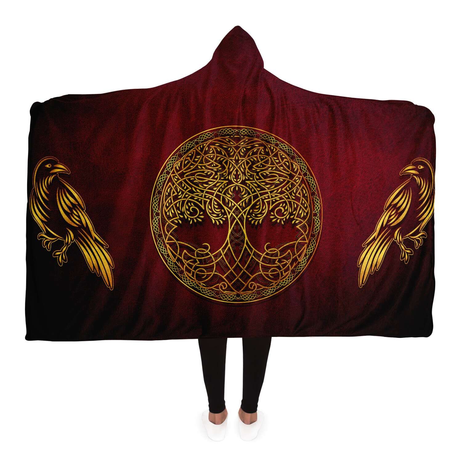 Tree of Life Norse Mythology Odin Hooded Cape Hooded Cloak - Etsy