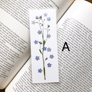 Real Forget Me Not Bookmarks - Etsy