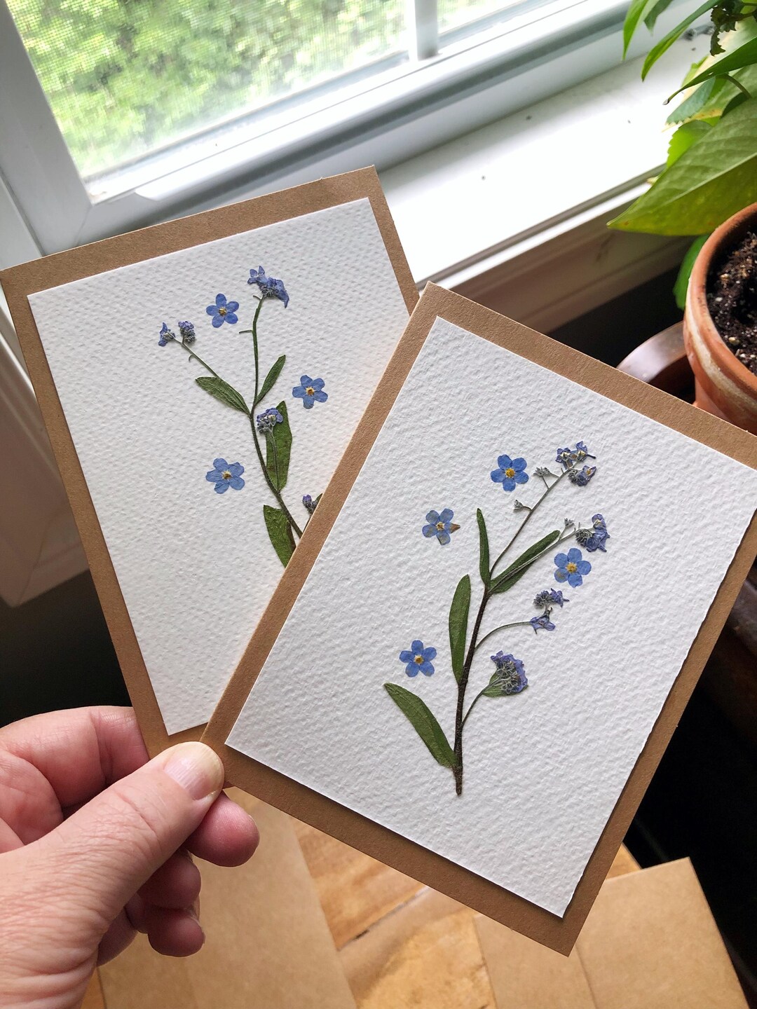 Forget Me Not Greeting Card - Etsy