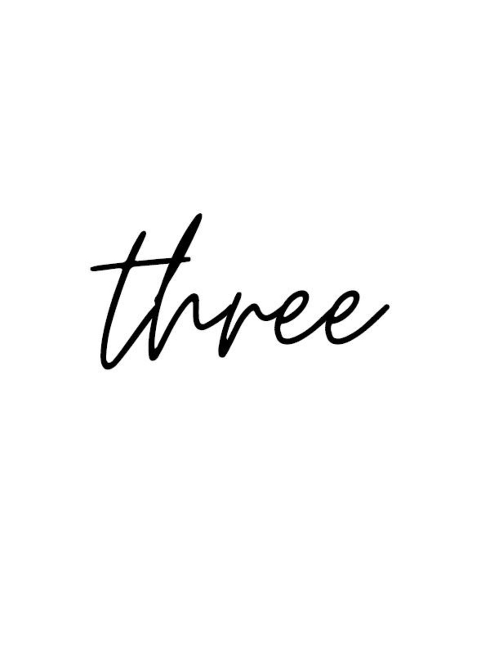  Simple Wedding Table Numbers 1 25 Etsy