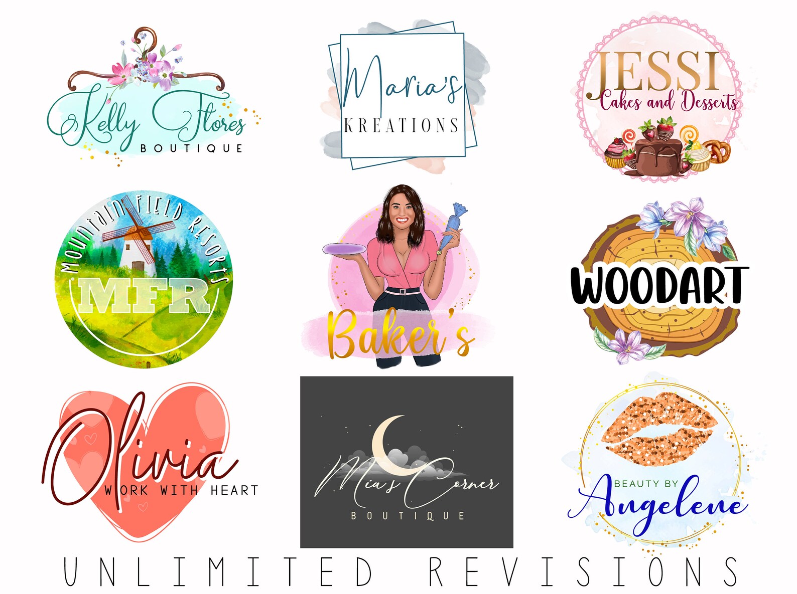 Custom Digital Logo Design Business Logo Custom Graphic - Etsy