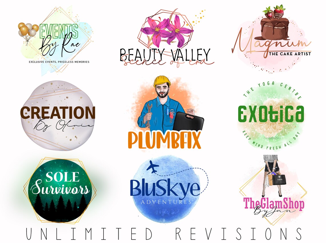 Custom Digital Logo Design Business Logo Custom Graphic - Etsy