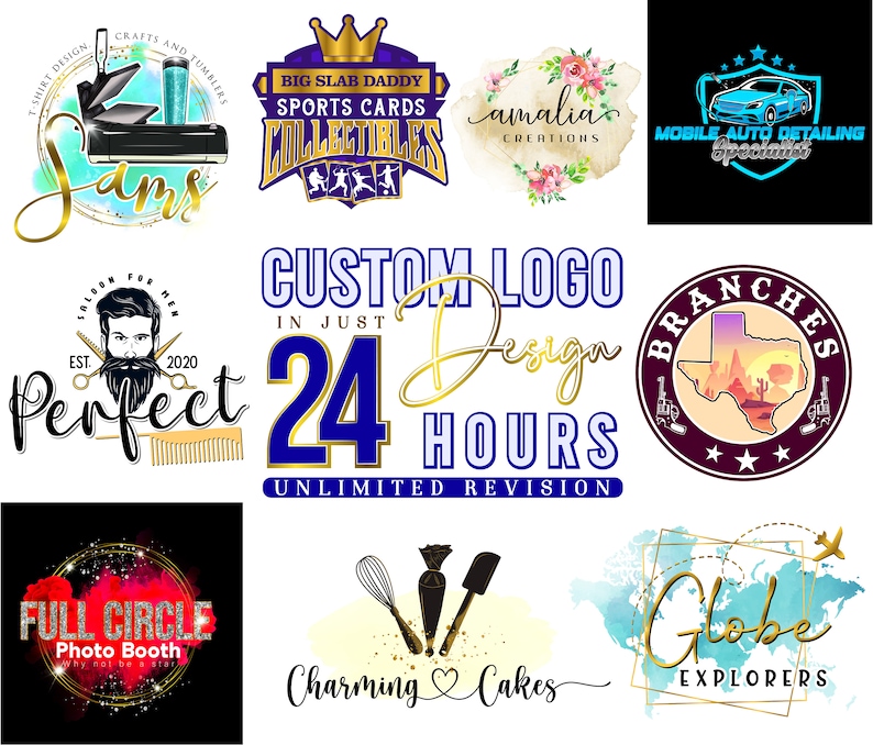 Custom Logo Design, Professional Logo for Small Business, Valentine ...