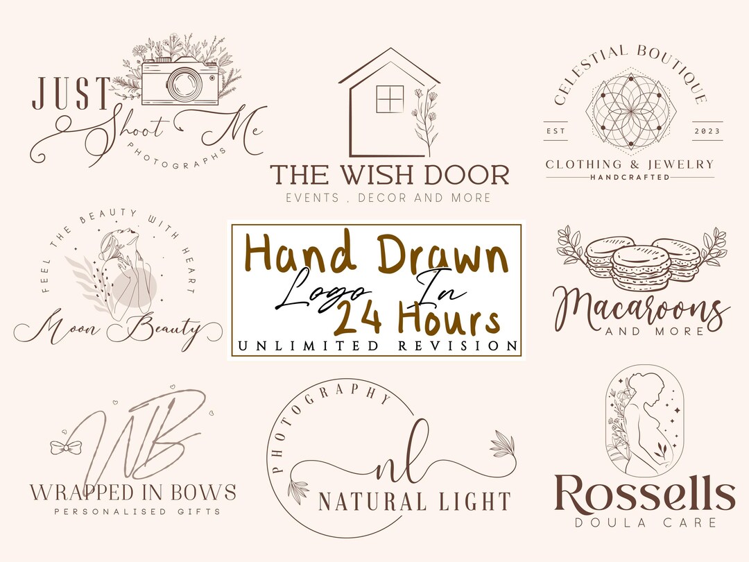 Custom Logo Design, Brand Kit, Business Branding - Etsy UK