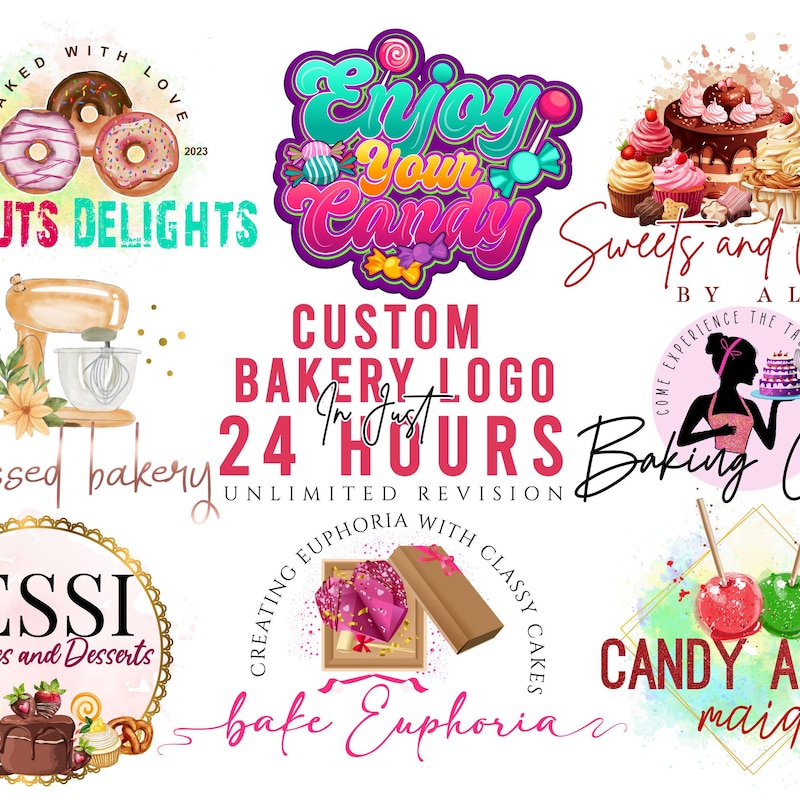Dessert Logo Templates - Etsy