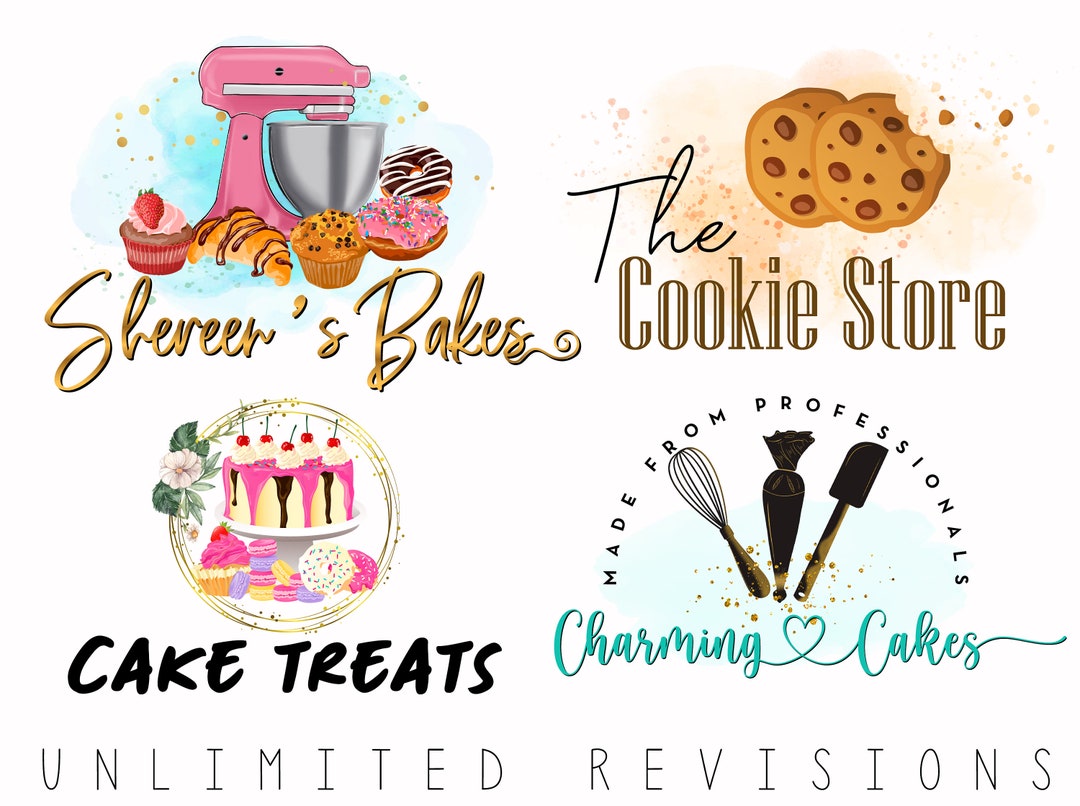 Buy Custom Bakery Logo Design Mixer Logo Design Cake Bakery Logo Online ...