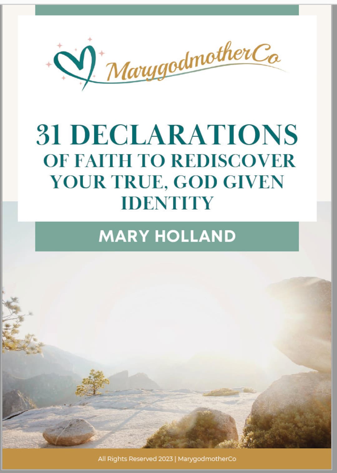 31 Declarations of Faith to Rediscover Your True, God Given Identity - Etsy