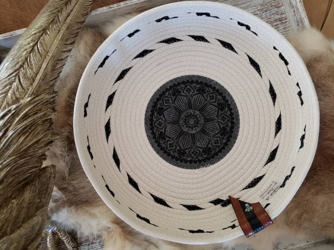 Coiled Rope Basket - Etsy