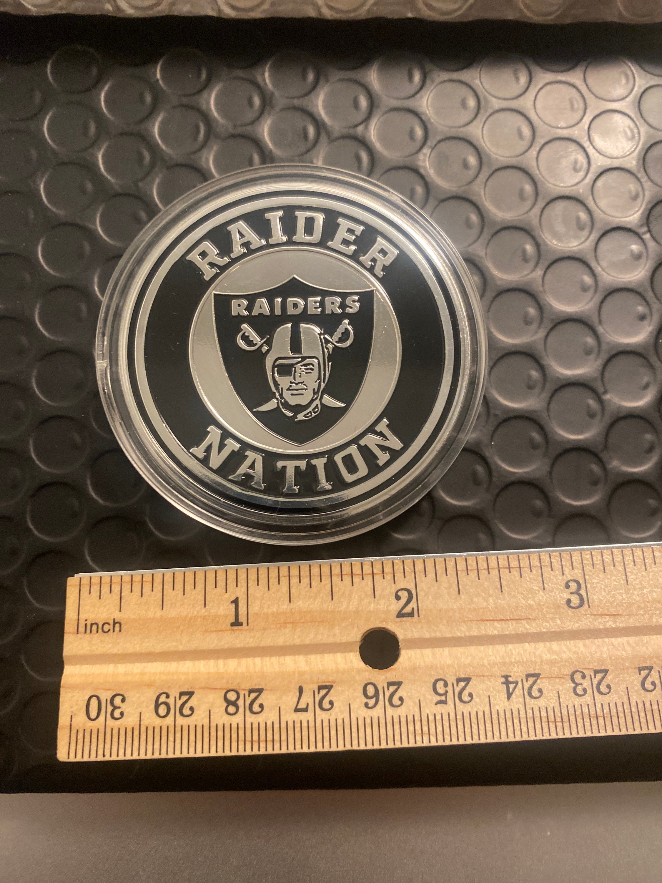 Raider Nation John Madden Challenge Coin - Etsy