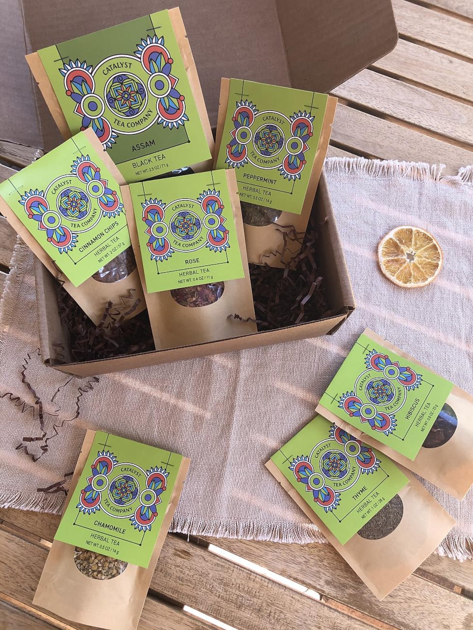 Loose Leaf Herbal Tea Gift Box. DIY Tea Kit for Practical Magic. Tea ...